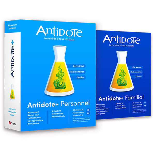 Antidote+ bilingue Logiciel Correcteur d’Orthographe pour la Dyslexie