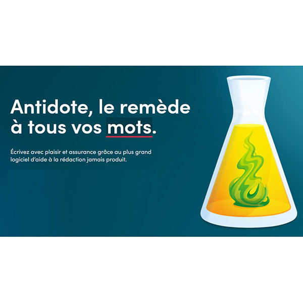 Antidote+ bilingue Logiciel Correcteur d’Orthographe pour la Dyslexie